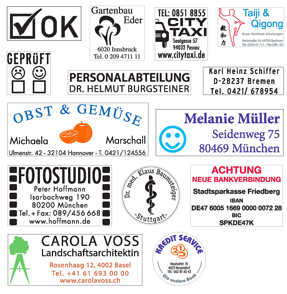 Stempel-Center Bruneck – Klenkdesign – Shop